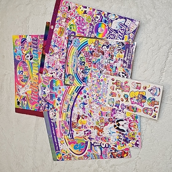 Lisa Frank | Other | Lisa Frank Huge Sticker Book Bundle 500 Stickers ...